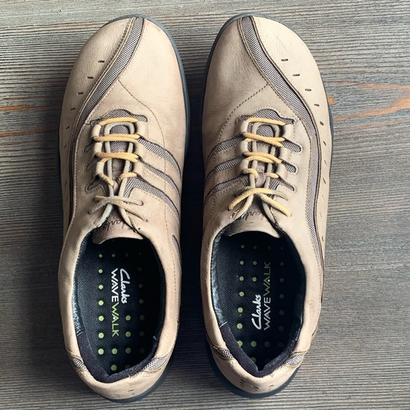 Clarks | Shoes | Clarks Wave Walk Brown Shoes W | Poshmark